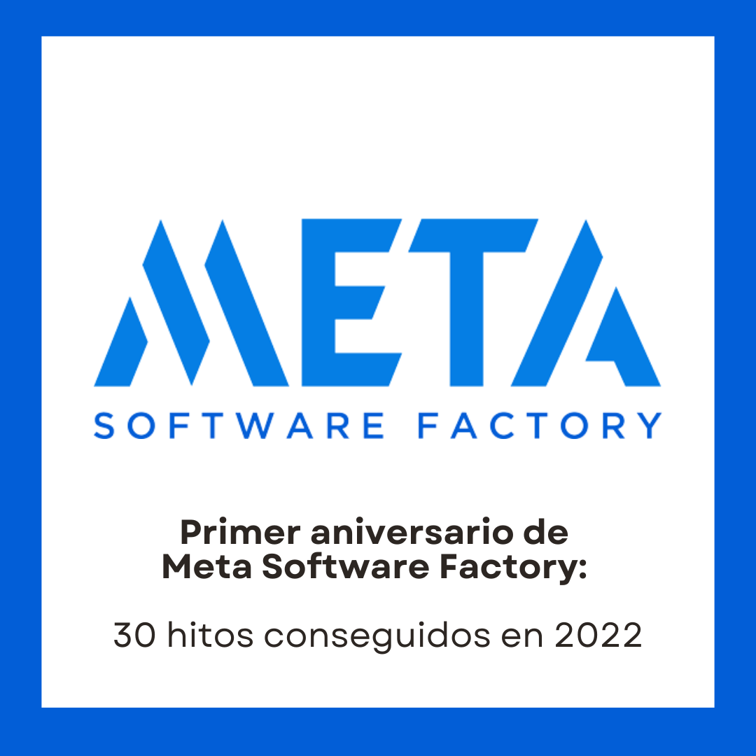 Primer aniversario de Meta Software Factory: 30 hitos conseguidos en ...